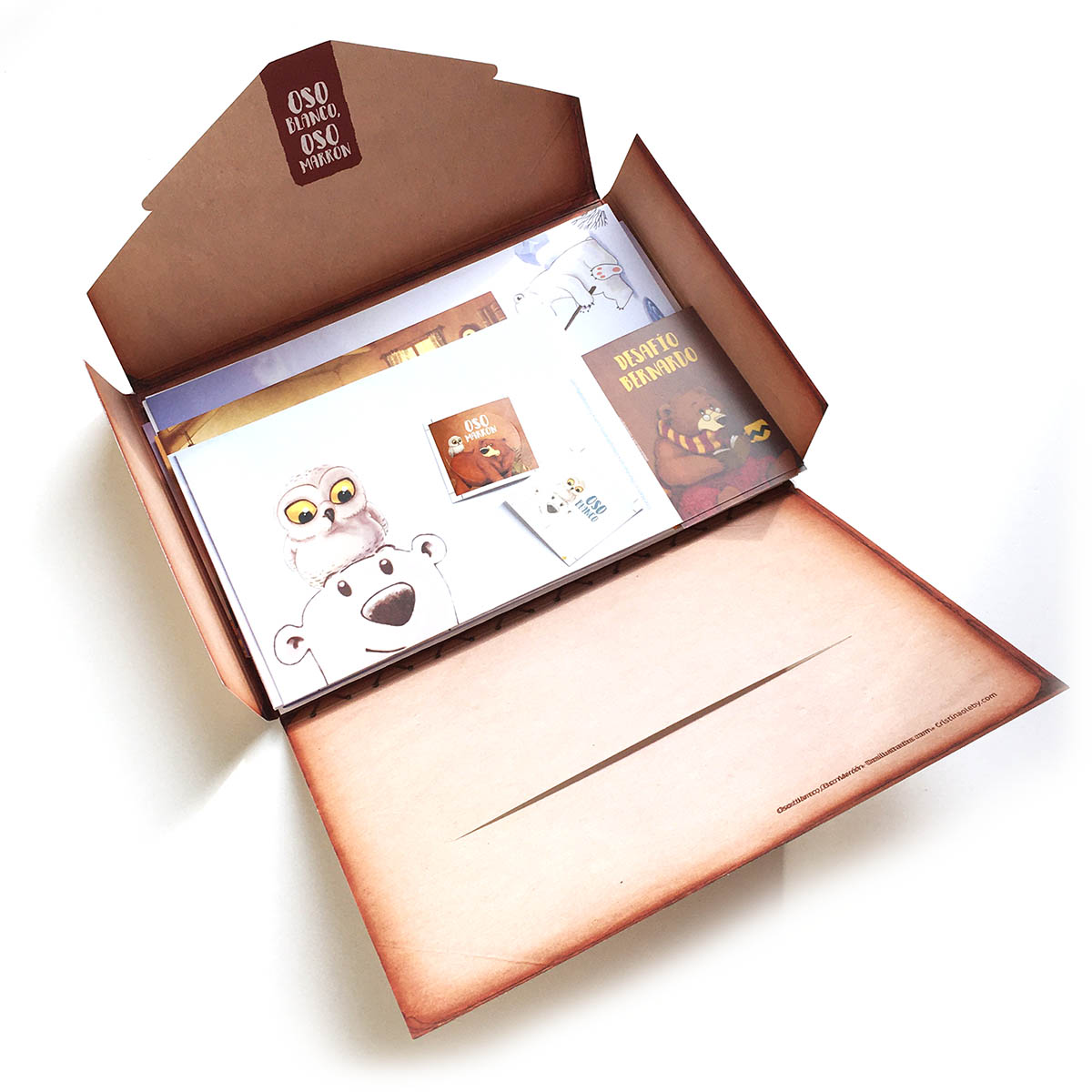 Pack cartas de oso - Dos IlustraDos