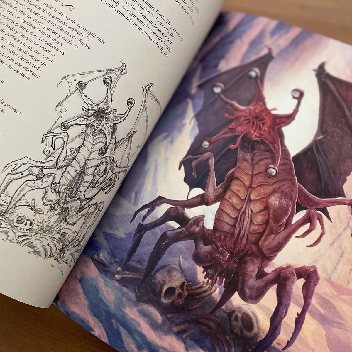 Lovecraft: Chants for the Old Ones (ESP-ENG, Bilingüe) - Dos IlustraDos